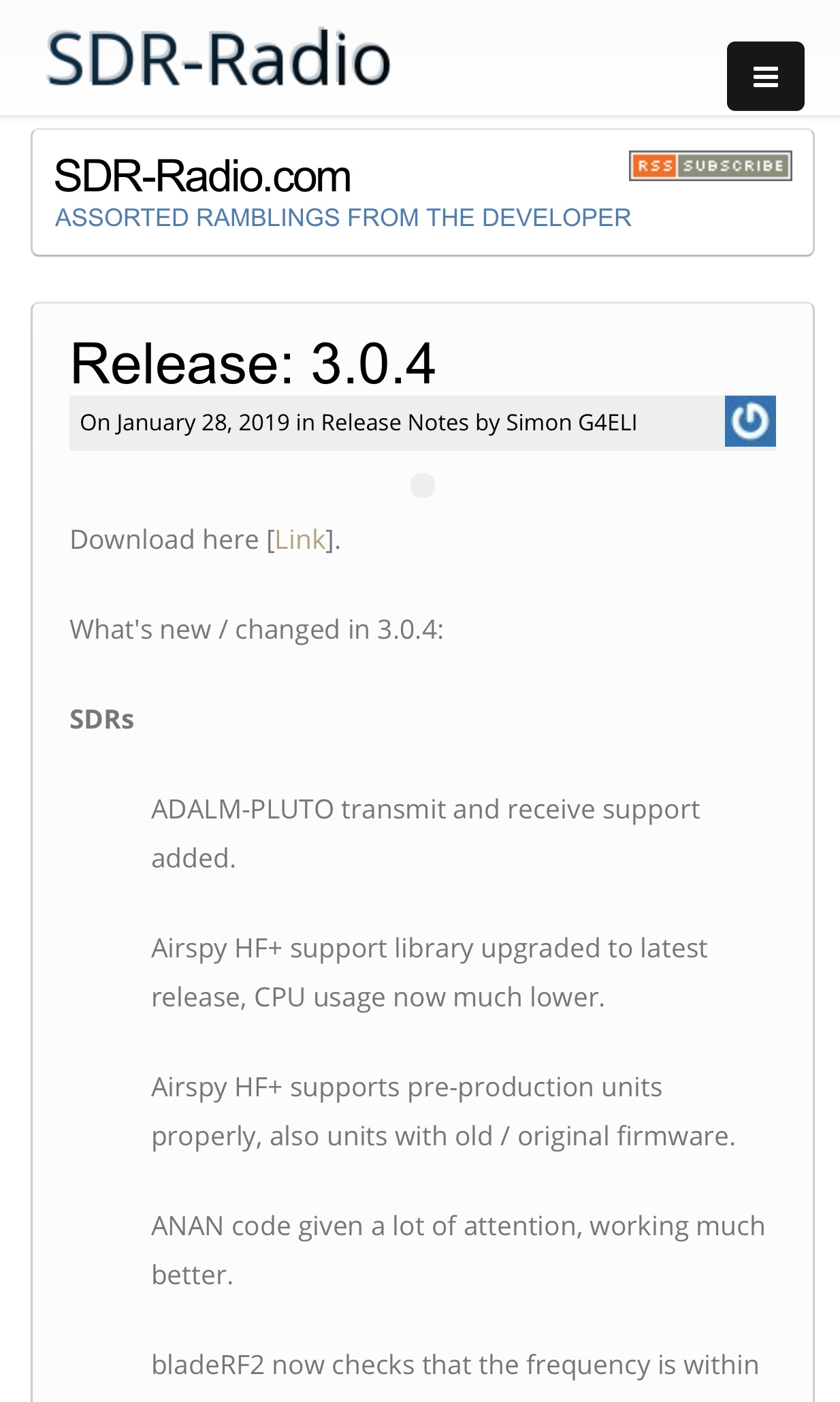 SDR-Radio met ADALM-Pluto ondersteuning | HamDigitaal.nl